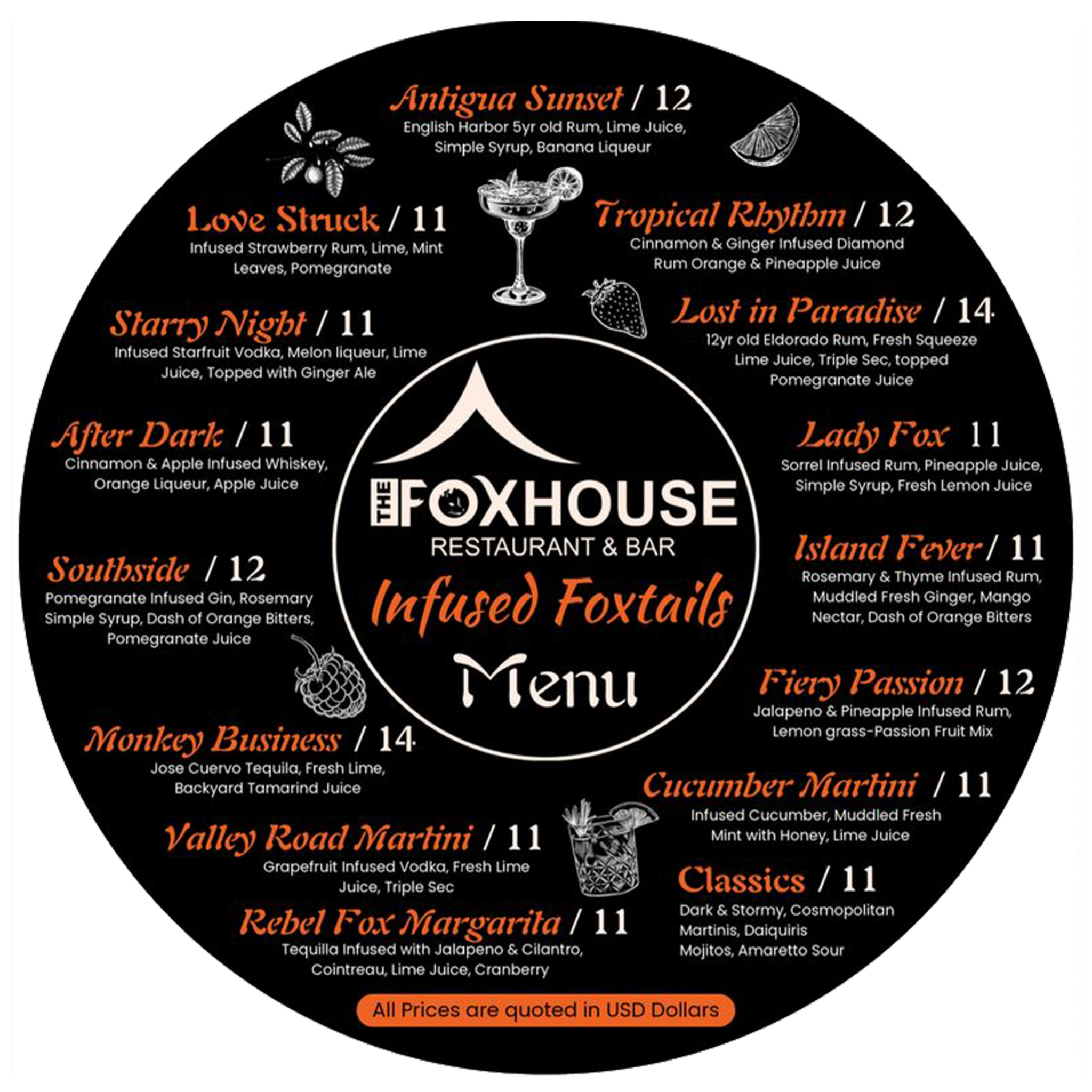 MENU - The Fox House Restaurant & Bar